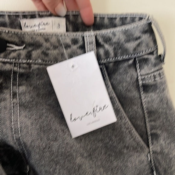 love, Fire | Skirts | Nwt Love Fire Cargo Denim Skirt With Slit | Poshmark